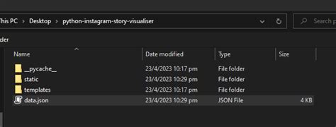GitHub Jasawn Python Instagram Story Visualiser