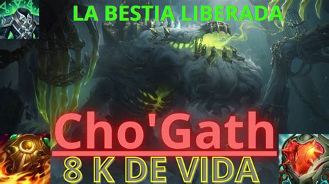 Chogath Top Full Tanque Vs Un Mundo Demasiado Macizo Epicas Kills Al