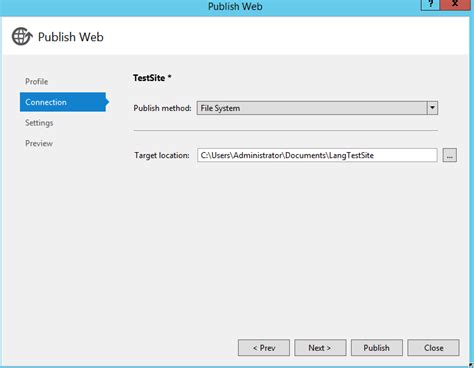 Asp Net Visual Studio Web Project Publish Not Working Stack Overflow