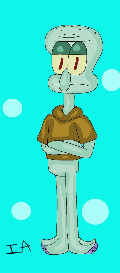 A Grumpy Squid By The Line Girl On Deviantart