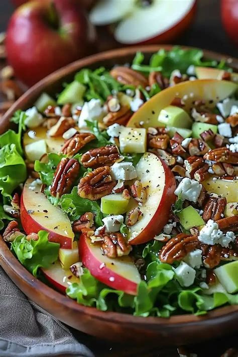 Apple Pecan Feta Salad Crunchy And Tangy Delight Recipe In 2025