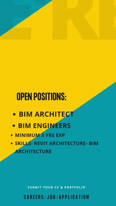 Hiring Bim Architects Structure Bim Engineers Dubai Bim Connect… Sakshi G