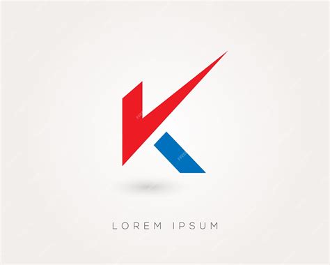 Premium Vector K Letter Logo With Right Check Mark Design
