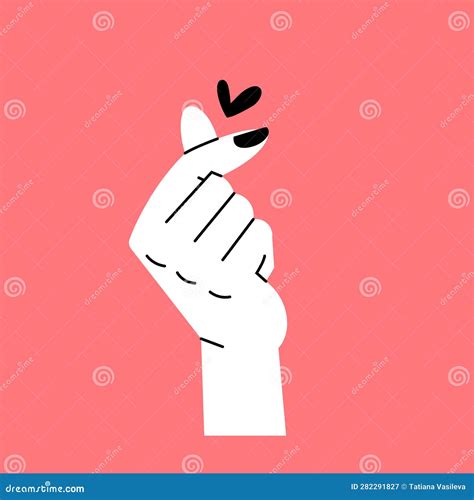 Korean Heart Love Sign Finger Love Icon I Love You Cute Hand Gesture