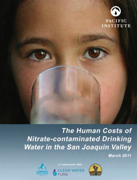 The Human Costs Of Nitrate Contaminated Drinking Water In The San