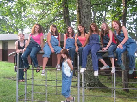 Girls Wearing Denim Overalls This One Time At Band Camp