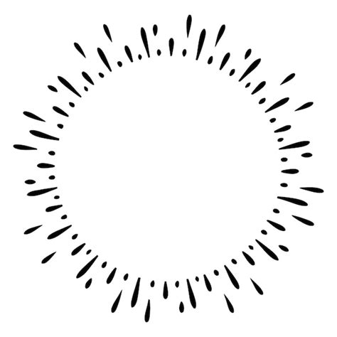 Premium Vector Sun Sketch