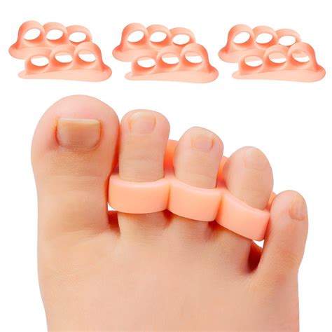 Buy Promifun Gel Toe Separators Pack Of Toe Spacers Toe Straightener For Men And Women