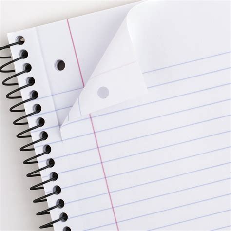 Mead Spiral Notebook 1 Subject Wide Ruled Plastic Cover 8 X 105