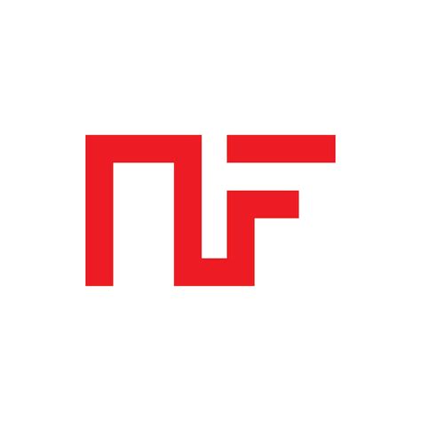 Premium Vector Initial Nf Letter Logo Vector Icon Illustration