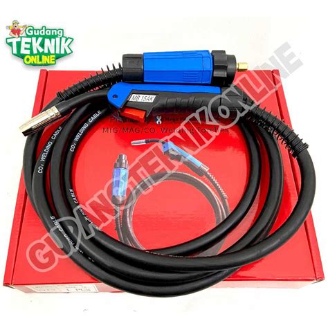 Jual Stang Las Mig Torch 4m 400cm Rhino Mb15ak Spr0505 Mig Torch