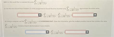 ↶↶ ﻿we Would Like To Evaluate The Series