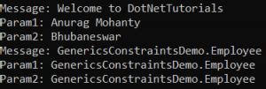 Generic Constraints In C With Examples Dot Net Tutorials