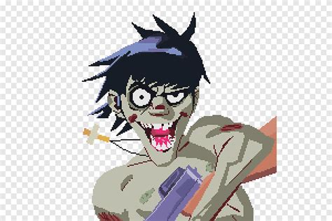 Gorillaz Murdoc Niccals Noodle Music Drawing 2d And Murdoc Album