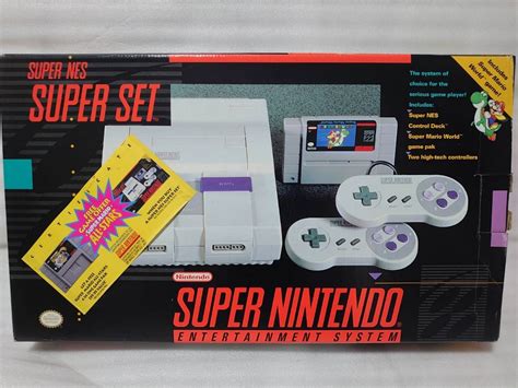 【やや傷や汚れあり】主観美品 任天堂 スーパーニンテンドー エンターテイメントシステム Snes 海外版スーパーファミコン Sfc Usa