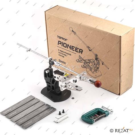 Точилка для ножей с регулируемым углом заточки Профиль Pioneer + набор ...