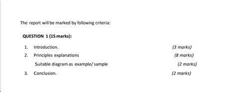 Solved Question Marks Student Is Required To Do Chegg