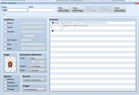 MV MV Script Calls Crashes If Trying To Restore Party RPG Maker Forums