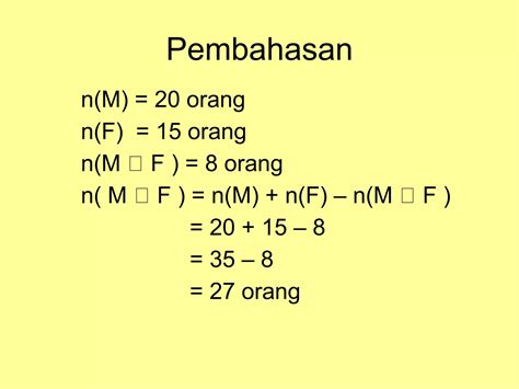 Latihan Soal Himpunan Ppt