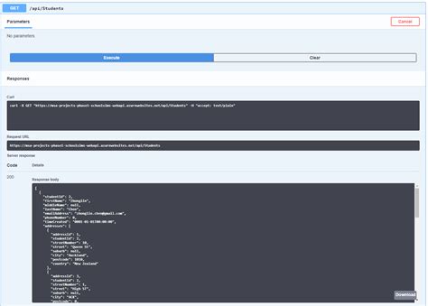 Github Zhonglinchen Msa Phase Backenddev Webapi Studentsims