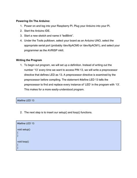 Lab 2 Programming An Arduino Pdf Programming Languages Computing