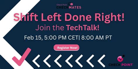 Check Point Checkmates On Linkedin Techtalk Shiftleft Checkmates
