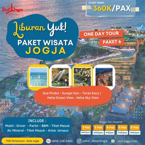 Paket Liburan Keluarga Jogja Mulai Rp Pax