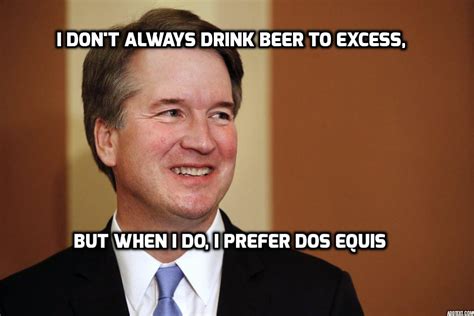 Brett Kavanaugh Set To Star In New Beer Ad