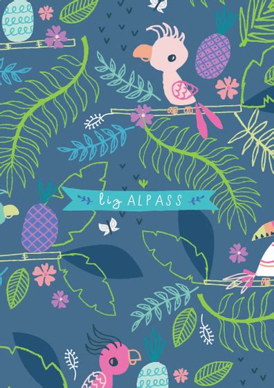 Liz Alpass Pattern Pattern Illustration Surface Pattern Design