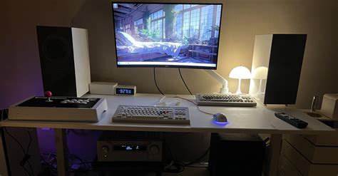 My Gaming Setup Kef R3 Speaker Denon X6500h Class080 Keyboard R