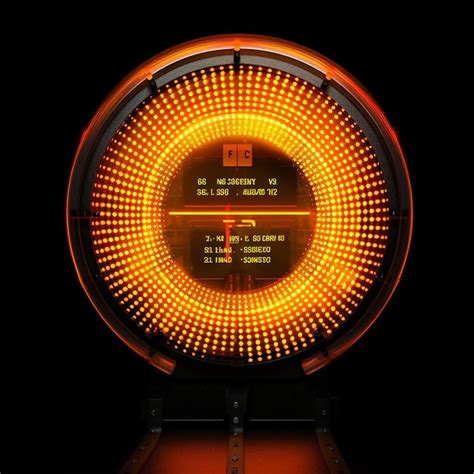 Premium Photo Old Fashioned Analog Military Orange Light Radar Screen