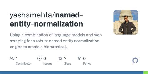 Github Yashsmehta Named Entity Normalization Using A Combination Of Language Models And Web