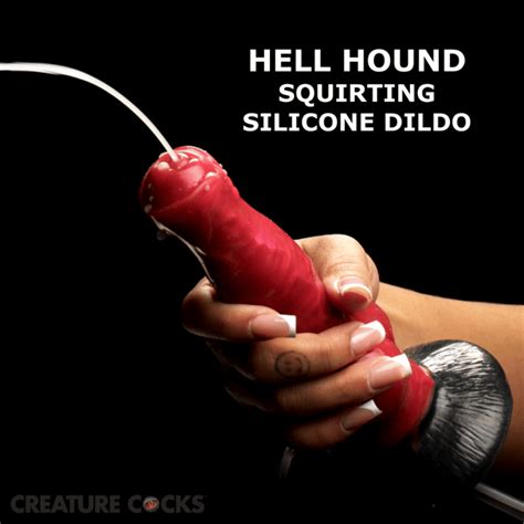Hell Hound Squirting Silicone Dildo Xr Brands