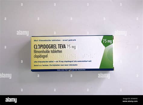 Photo Of Package Of Clopidogrel Tablets An Antiplatelet Medication