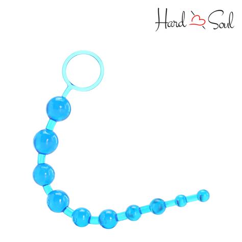 X 10 Anal Beads Blue