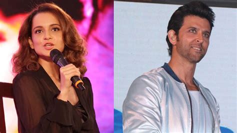 Kangana Ranaut Takes A Jibe At Hrithik Roshan People News Zee News