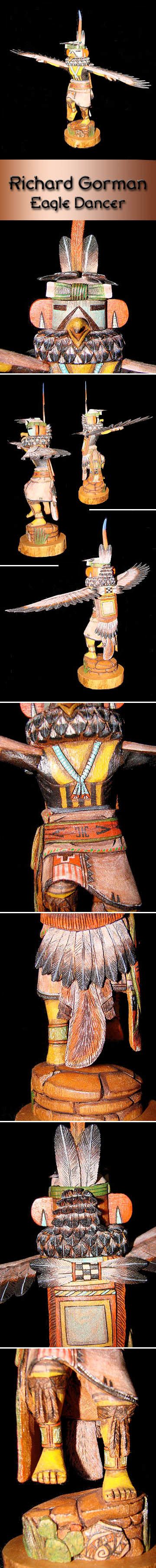 Hopi Kachina By Richard Gorman Eagle Dancer
