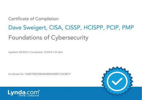 Foundations Of Cyber Security Review Certificate Pdf