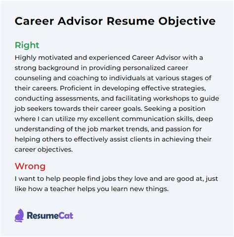 Top 18 Career Advisor Resume Objective Examples Resumecat