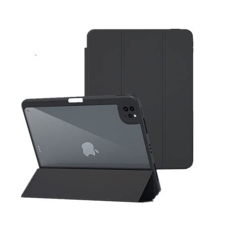 Magnetiskt Fodral Med Stativfunktion Svart Ipad Pro 129 20182020202
