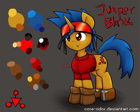 [mlp Oc] Jumper Blink Reference Sheet By Bl1nkyyy On Deviantart