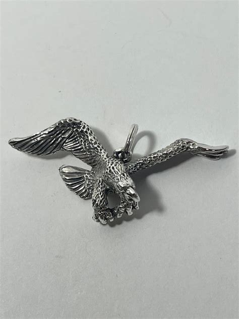 Vintage Eagle Sterling Silver Gem