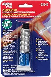 Alpha Fry AM53945 Cookson Elect Flo Temp Lead Free Solid Wire Solder