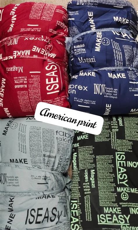 Printed Cmerican Print Fancy Fabric For Garments At ₹ 30 Meter In Surat