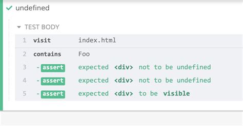 Assert Undefined With Cypress Issue Cypress Io Cypress Github