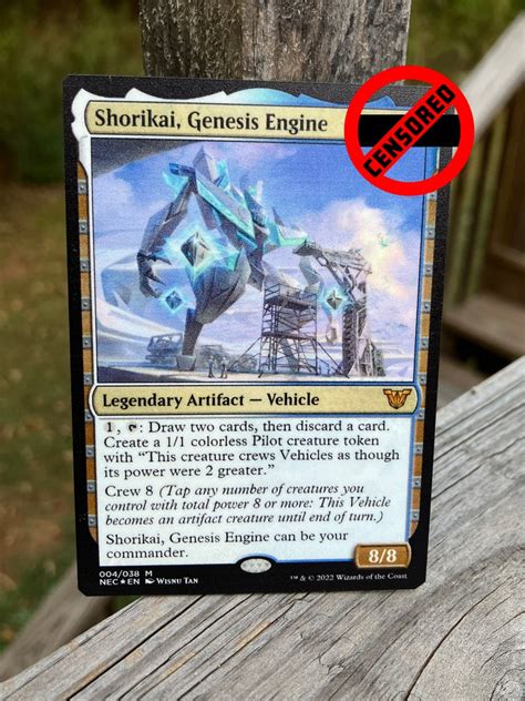 Shorikai Genesis Engine Double Sided Metal Proxy For Etsy