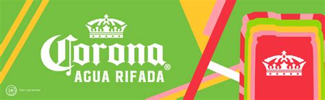 Bebida Preparada Corona Agua Rifada Mix De Sabores 24 Latas De 355 Ml