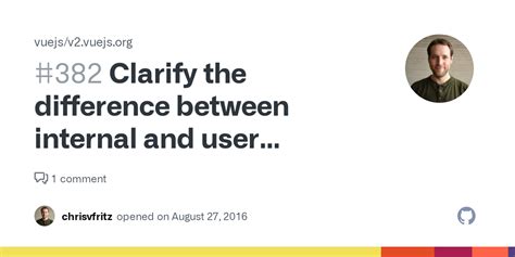 Clarify The Difference Between Internal And User Watchers · Issue 382