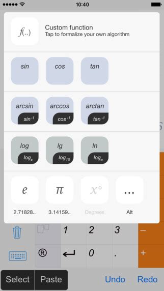 logarithms are no match for visual calculation editor