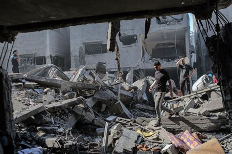Israel Attacks On Gaza Refugee Camp Kills Dozens Of Palestinians